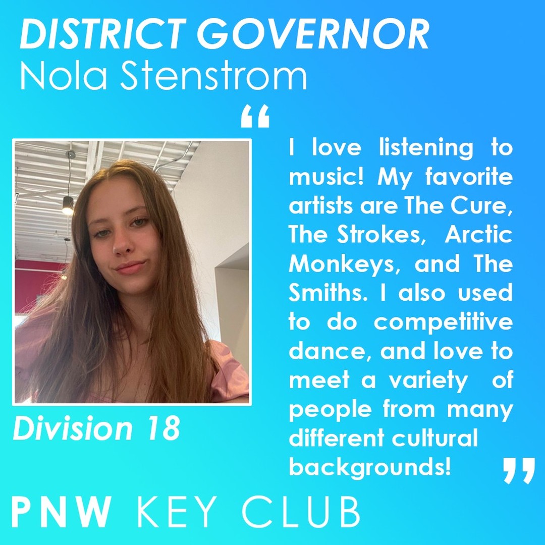 Meet the 2023-24 District Executives – PNW Key Club
