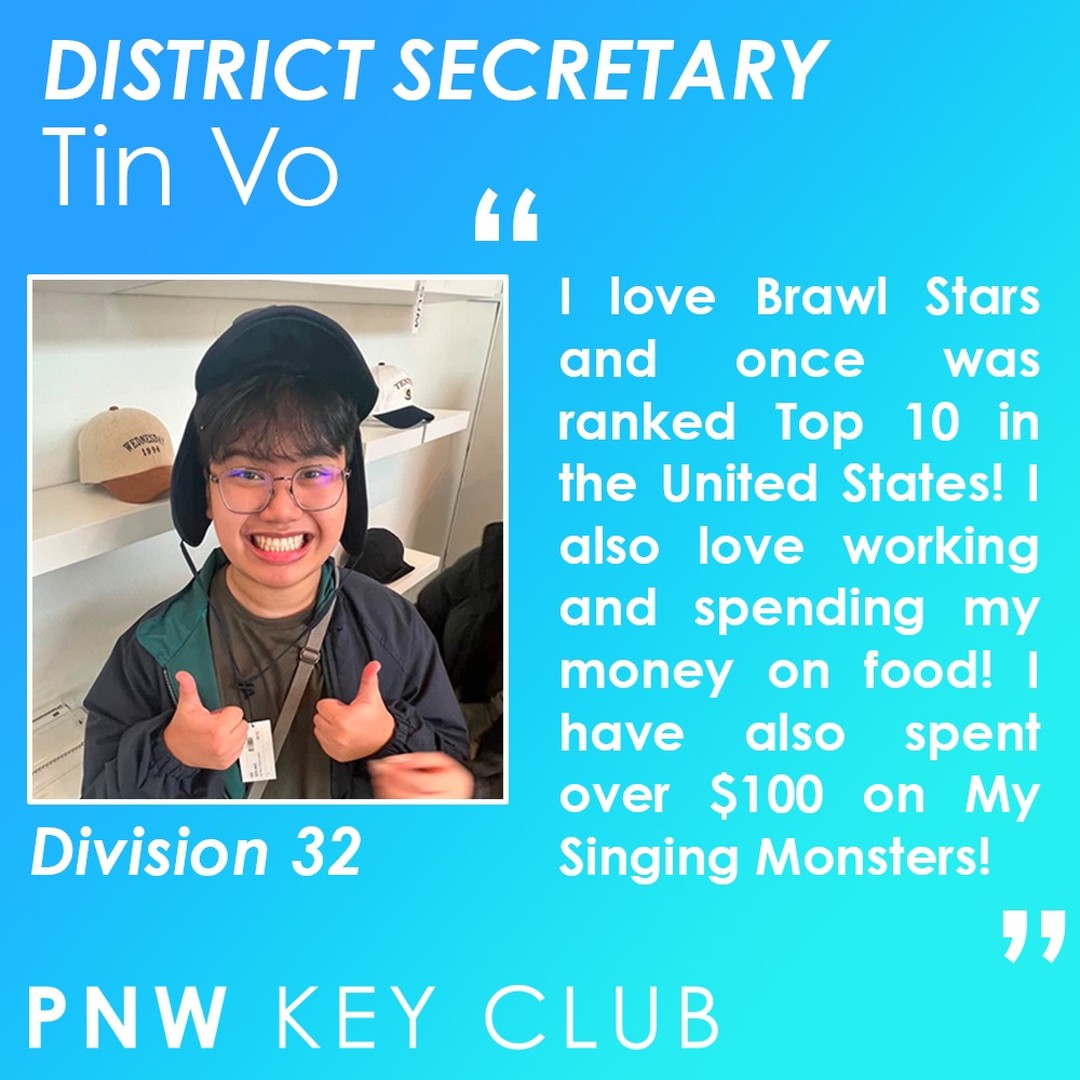 Meet the 2023-24 District Executives – PNW Key Club