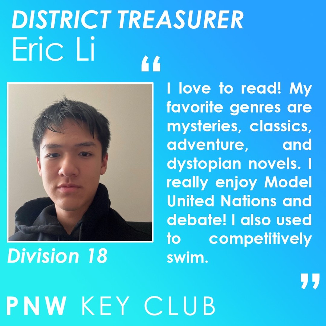 Meet the 2023-24 District Executives – PNW Key Club