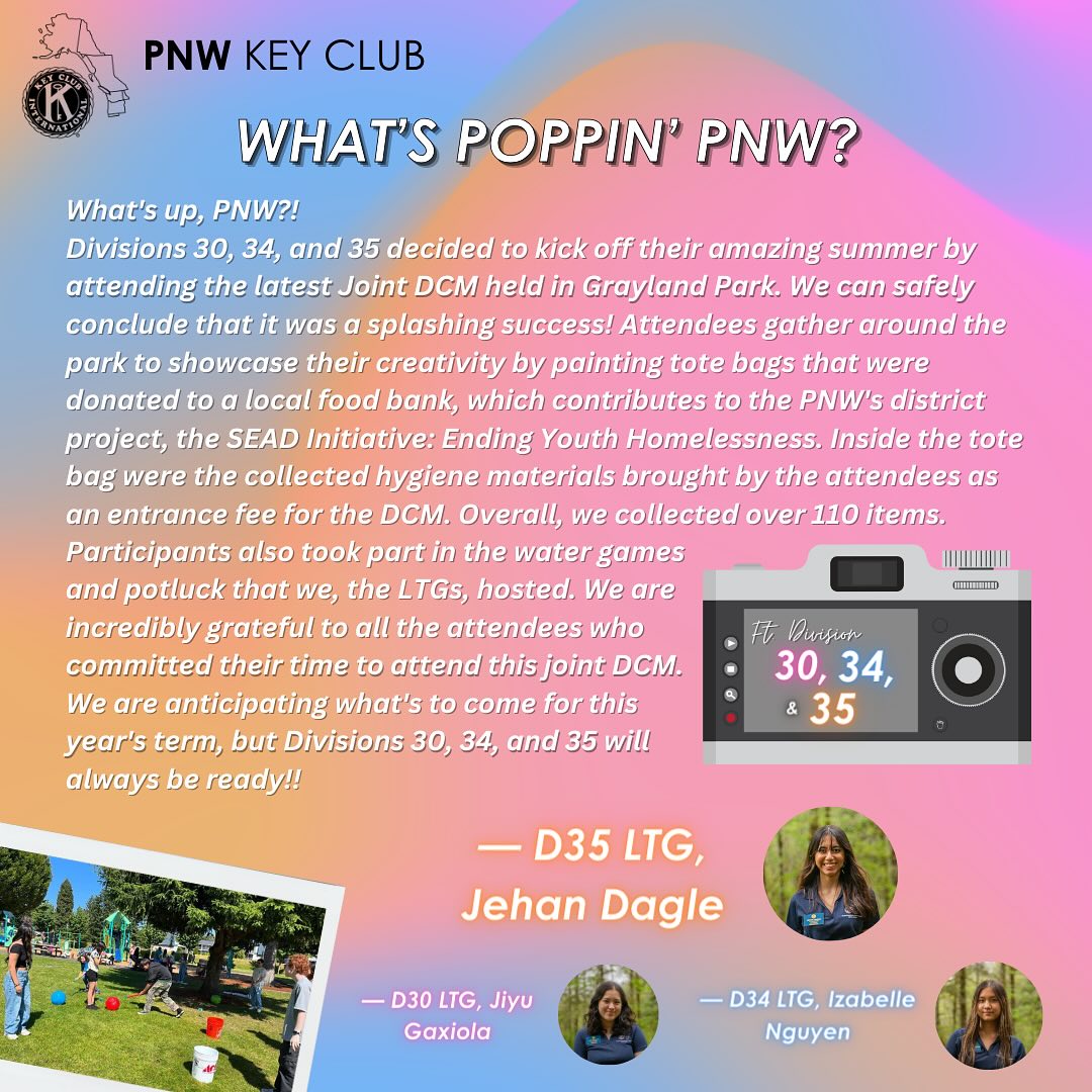 What’s Poppin’ PNW: June 28, 2024 – PNW Key Club